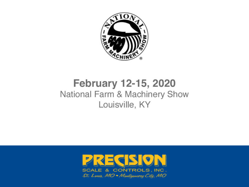 Trade Show Schedule | Precision Scale & Controls - Weighing Solutions